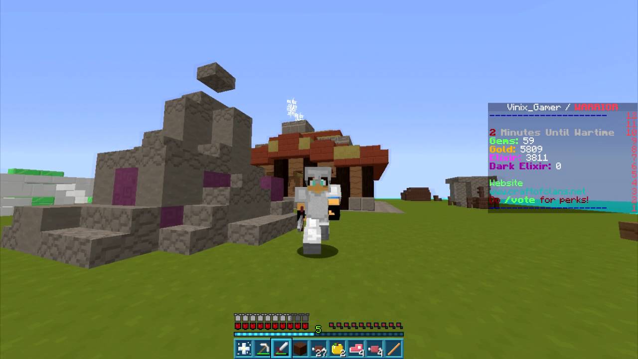 Clash of Clans + Minecraft = Craft of Clans! - Craft of Clans #1 - YouTube