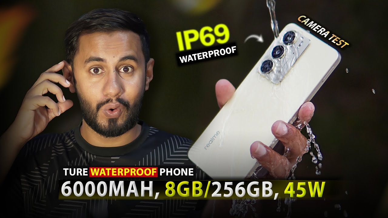 First Washable Phone / Realme C75 Unboxing, Water Test And Camera ...