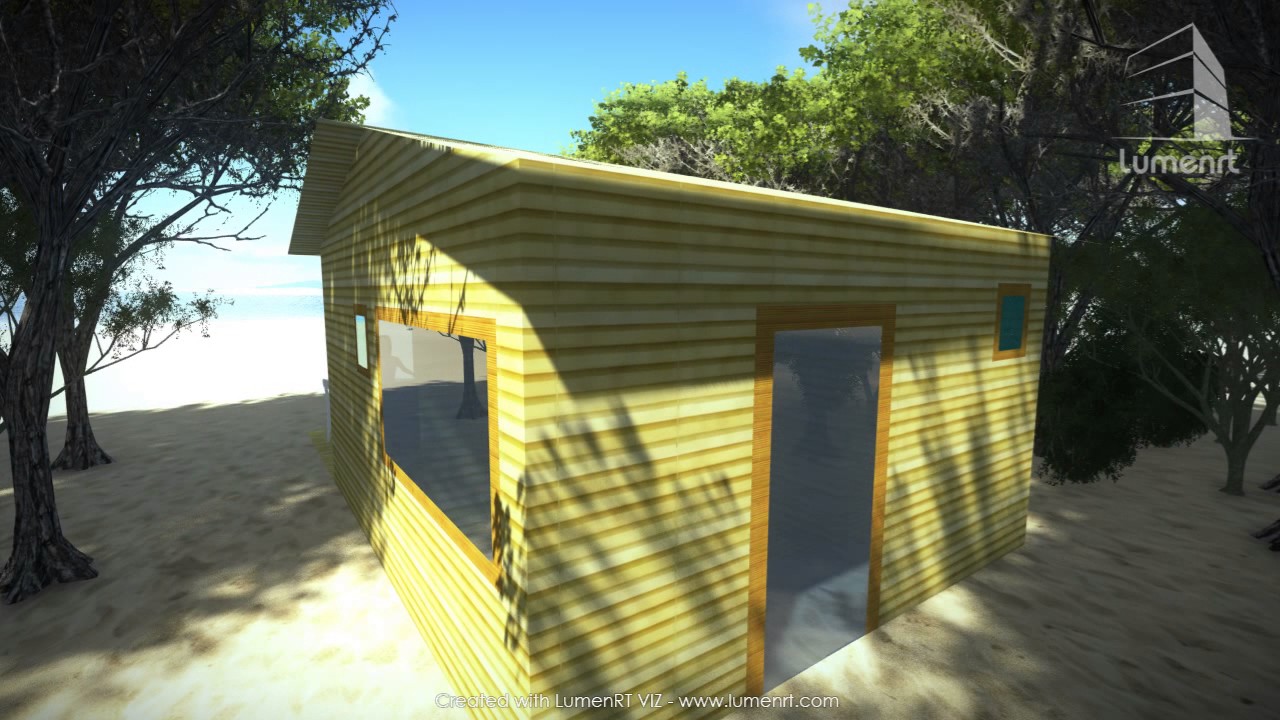 Rendering Chiosco Costa Smeralda - Lumenrt - YouTube