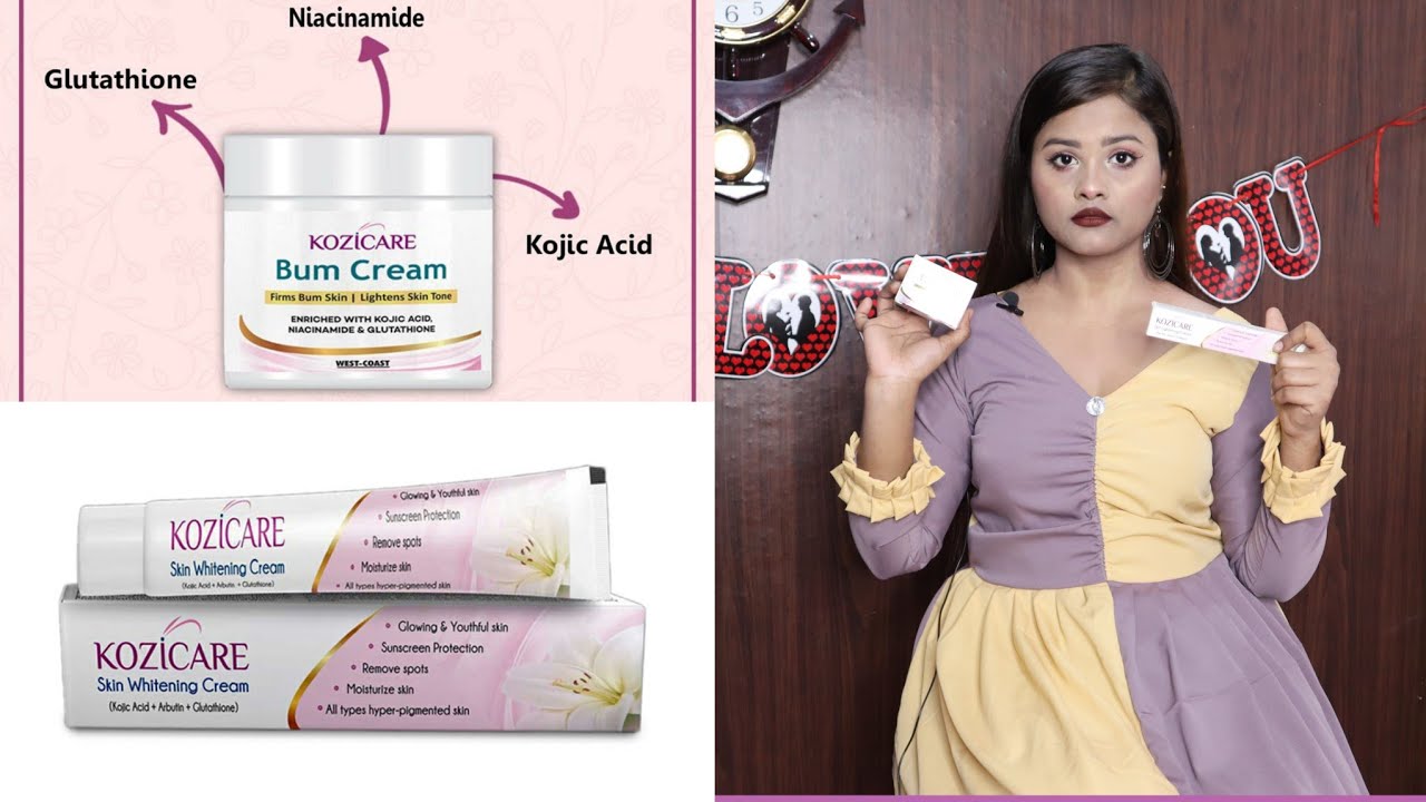Kozicare Skin cream And kozicare Bum Cream || Honest Review And Demo ...