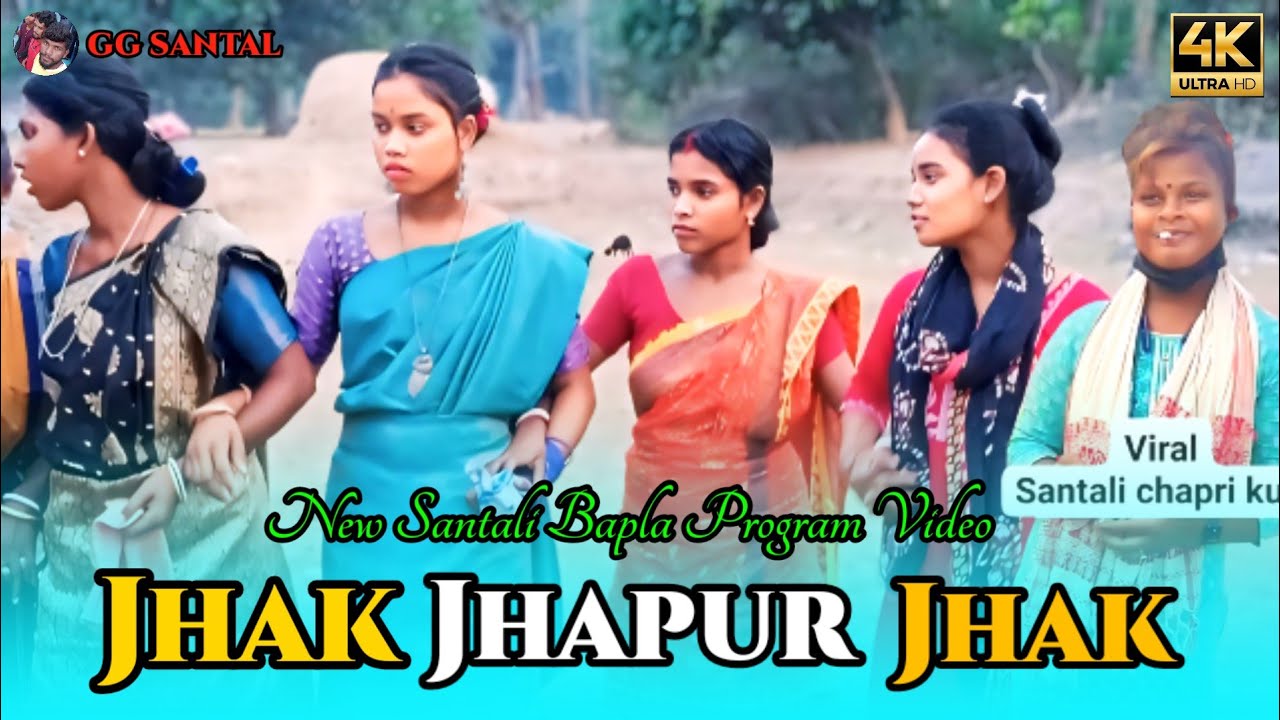 Jhak Jhapur Jhak 💥 New Santali Bapla Program Video 2024 #4k // New ...