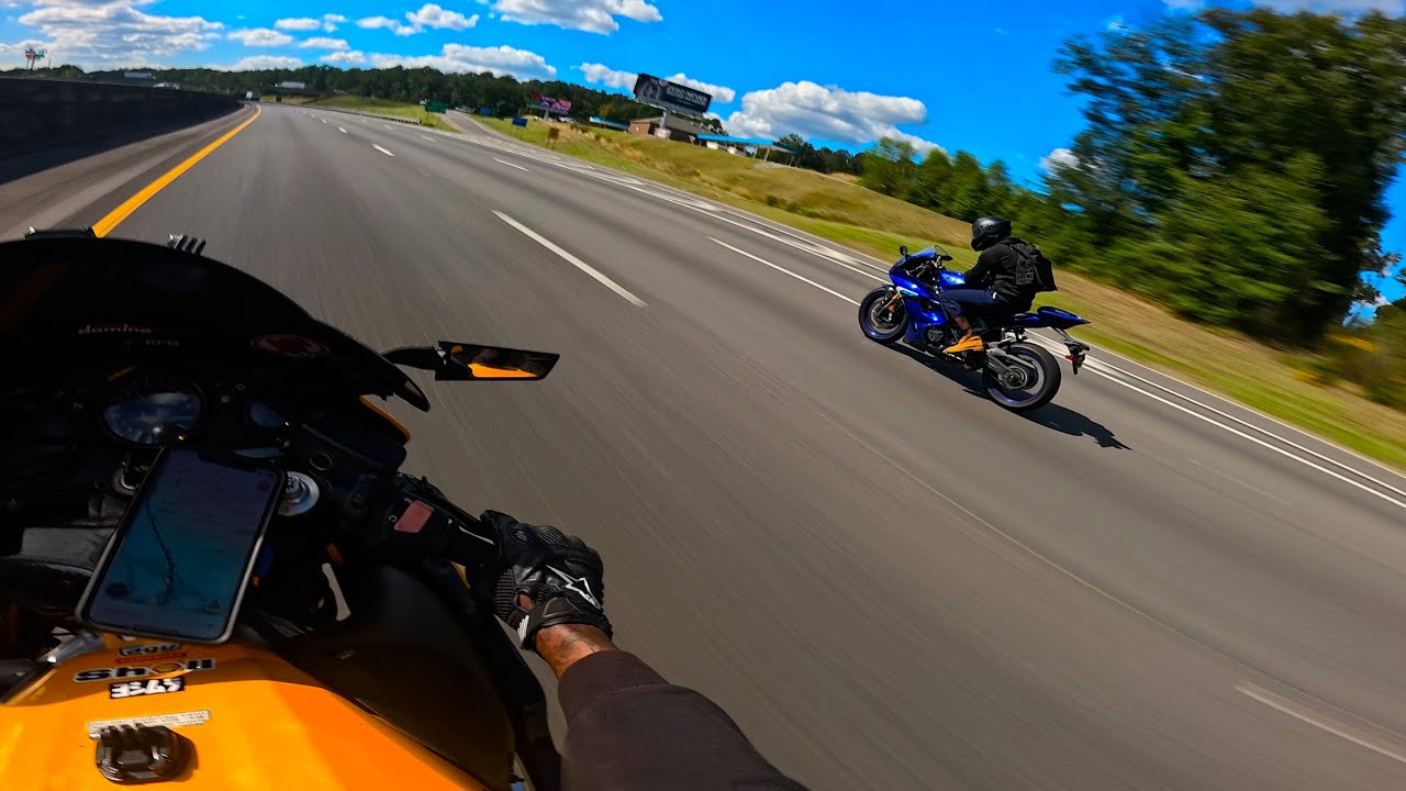 NEW DOMINATOR EXHAUST & FAST YAMAHA R7 |4K POV | - YouTube