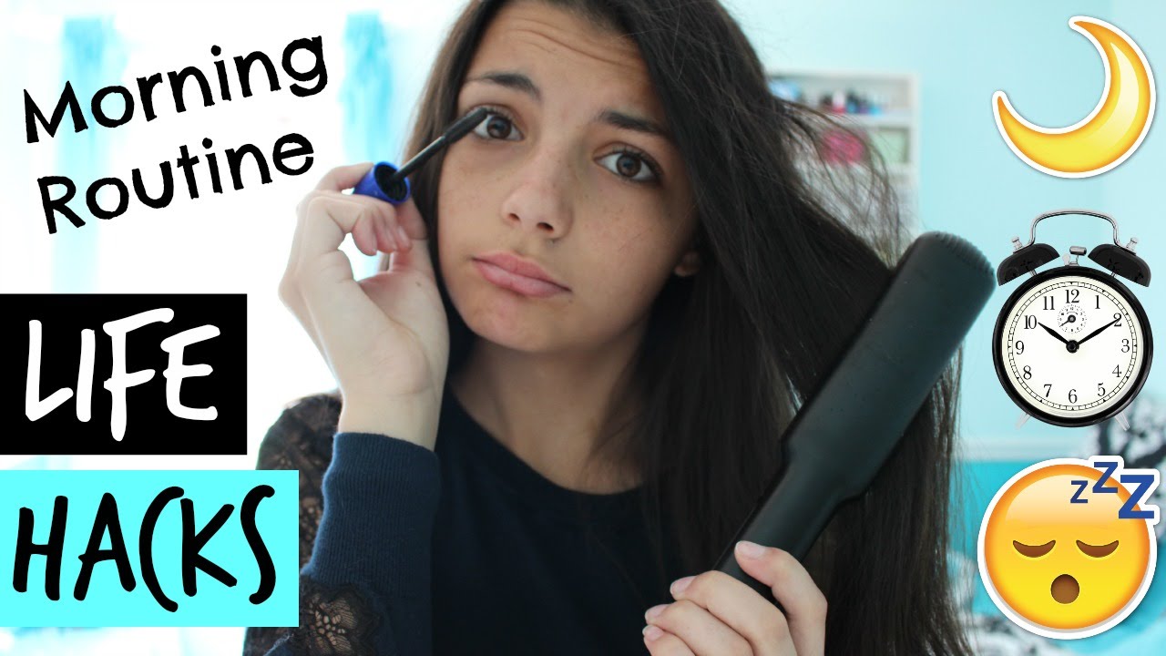 Morning Routine Life Hacks / How to Get Ready Fast - YouTube