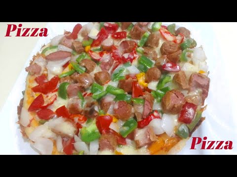 Homemade Pizza Recipe || Stove Top Method || No Oven