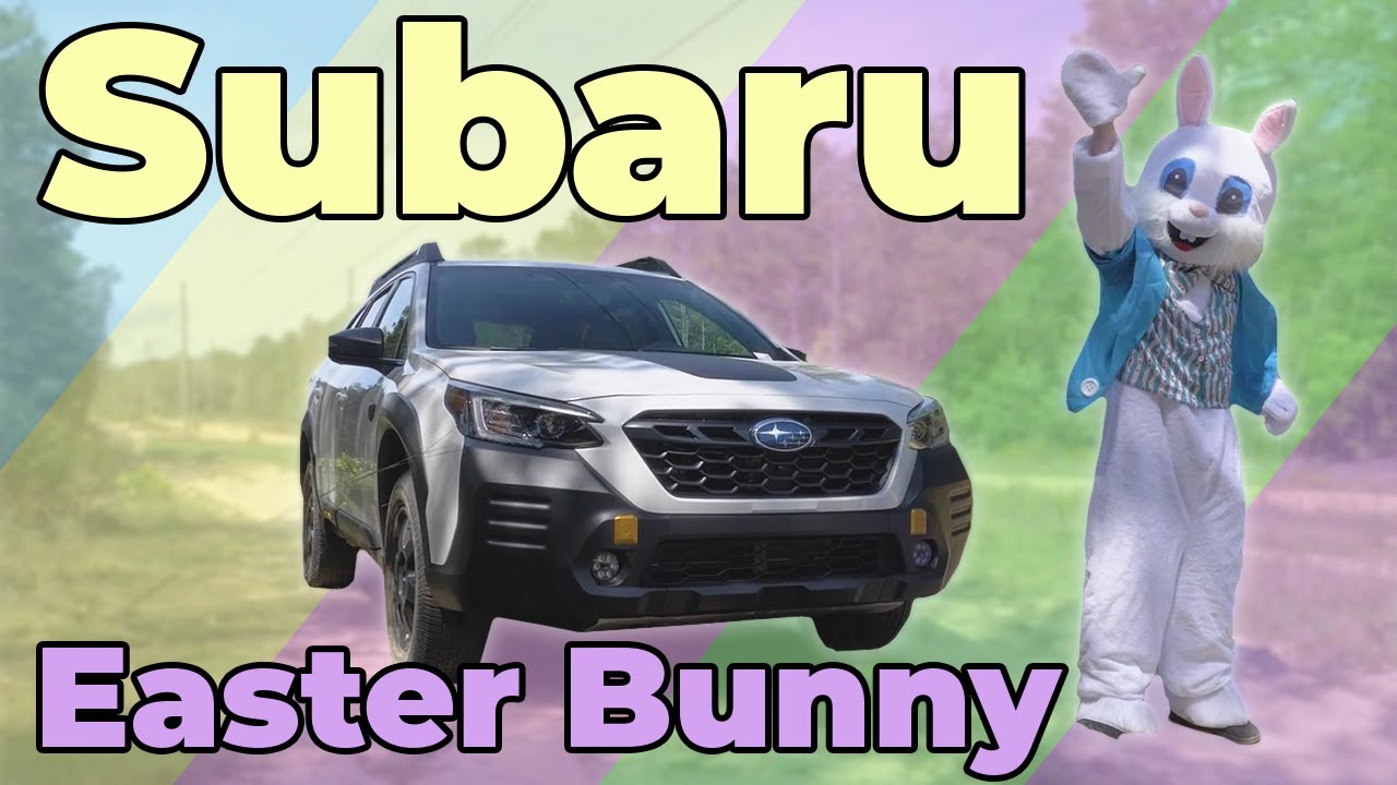 Easter Bunny has Subaru Outback Deals - YouTube