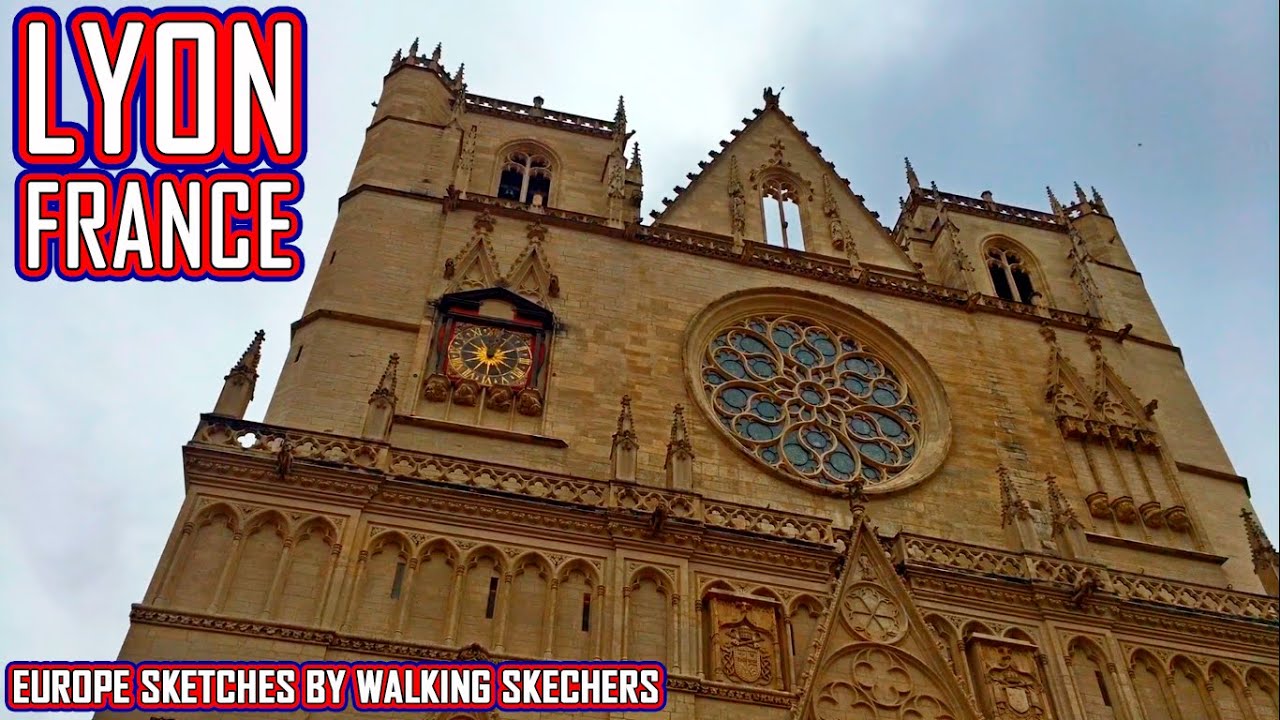 Walking Europe Streets - France, Lyon, part 3: Old Town - Plaсe Saint ...