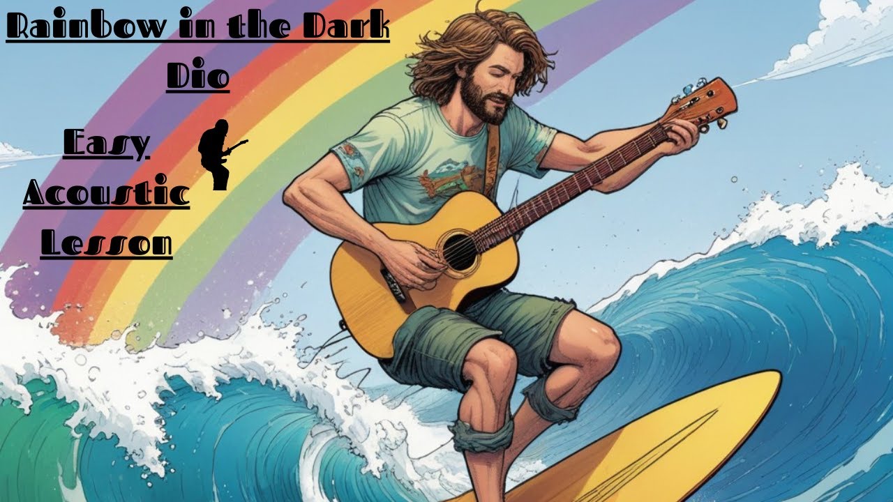 Acoustic Lesson - Dio : Rainbow in the Dark - DGCFAD Guitar - YouTube