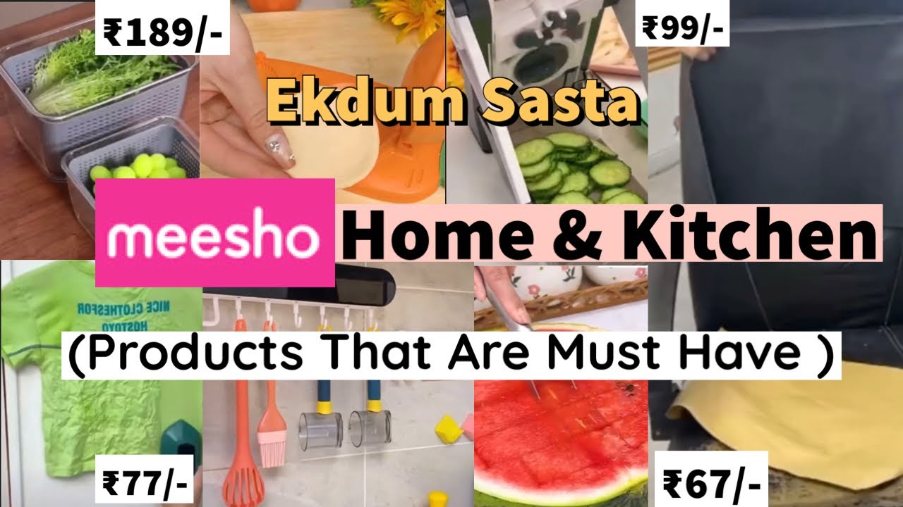 Latest Meesho Home & Kitchen Products Haul Meesho Home Items Online ...
