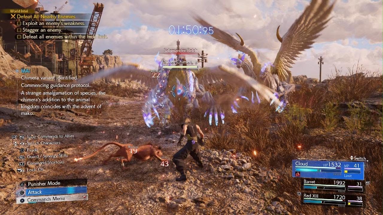 FINAL FANTASY VII REBIRTH DEMO Silver chimera - YouTube