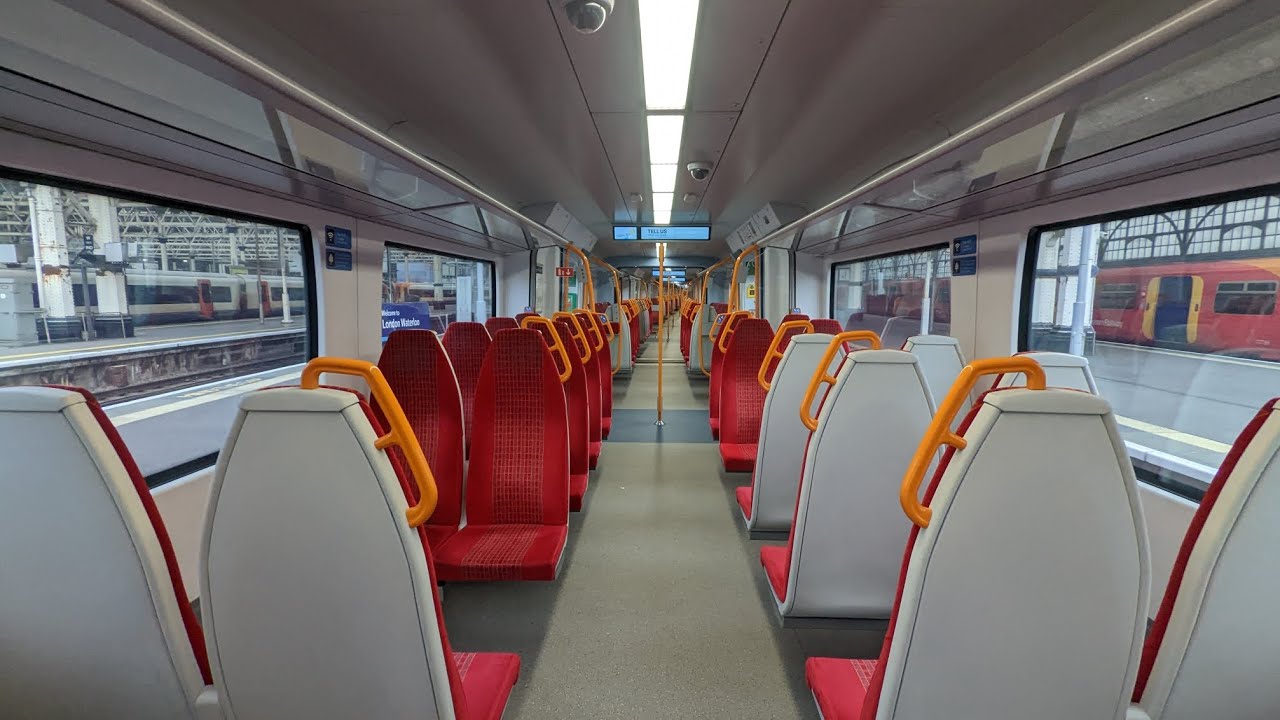 SWR full journey Waterloo to Shepperton 02/12/2022 - YouTube