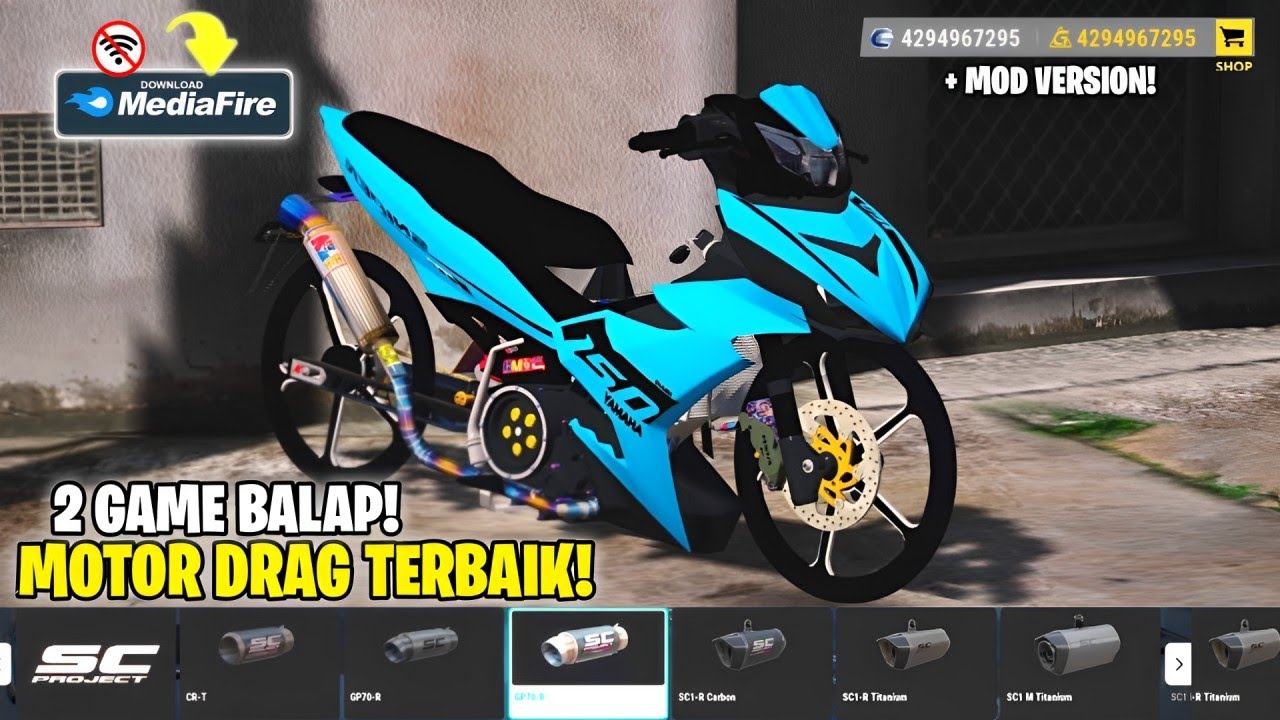 100 MB Saja🔥2 Game Balap Motor/Drag Offline Terbaik 2024 Android Full ...