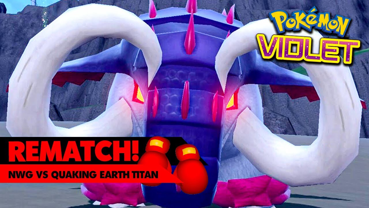 Rematch Against The Quaking Earth Titan Pokemon!! #pokemonplaythrough # ...