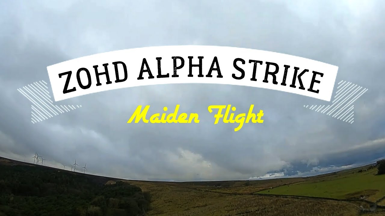 Zohd Alpha Strike Maiden Flight Autotune Autolaunch - YouTube