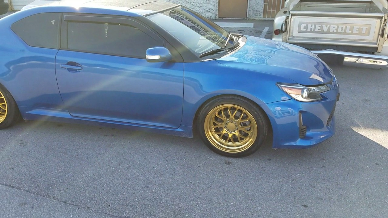 877-544-8473 18 Inch F1R F21 Gold Scion TC FRS XB 86 turbo Dubsandtires ...