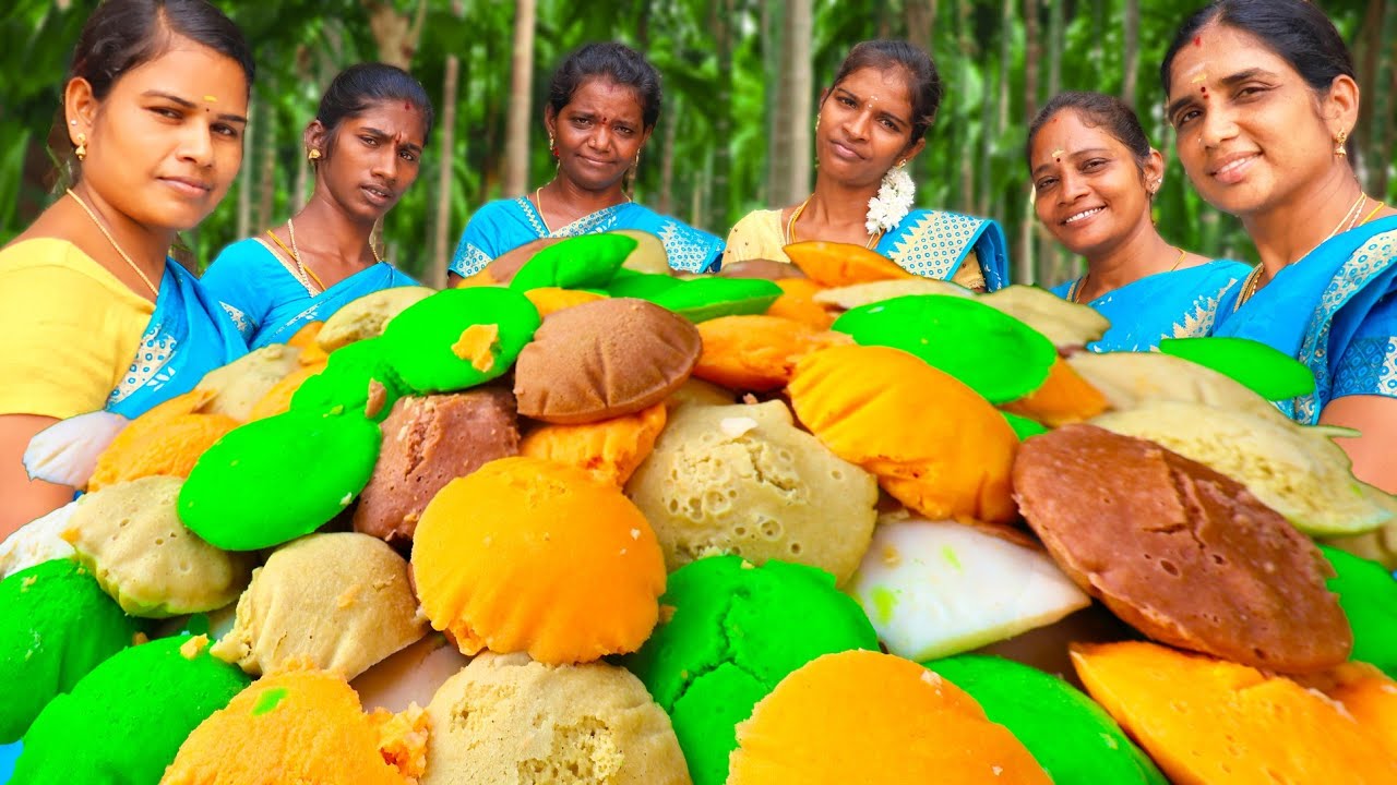 COLORFUL IDLI RECIPE | Carrot, Beetroot, Mint, Chocolate , Four Flavour ...