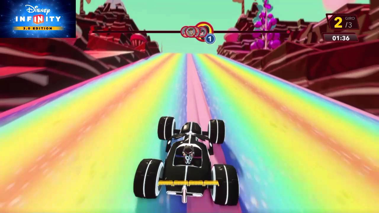 Disney Infinity 3.0 Speedway Pista di Sugar Rush 250cv - YouTube