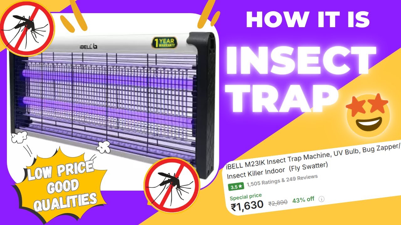 iBELL | Mosquito Killer | Electric Insect Killer Indoor | Fly Catcher ...