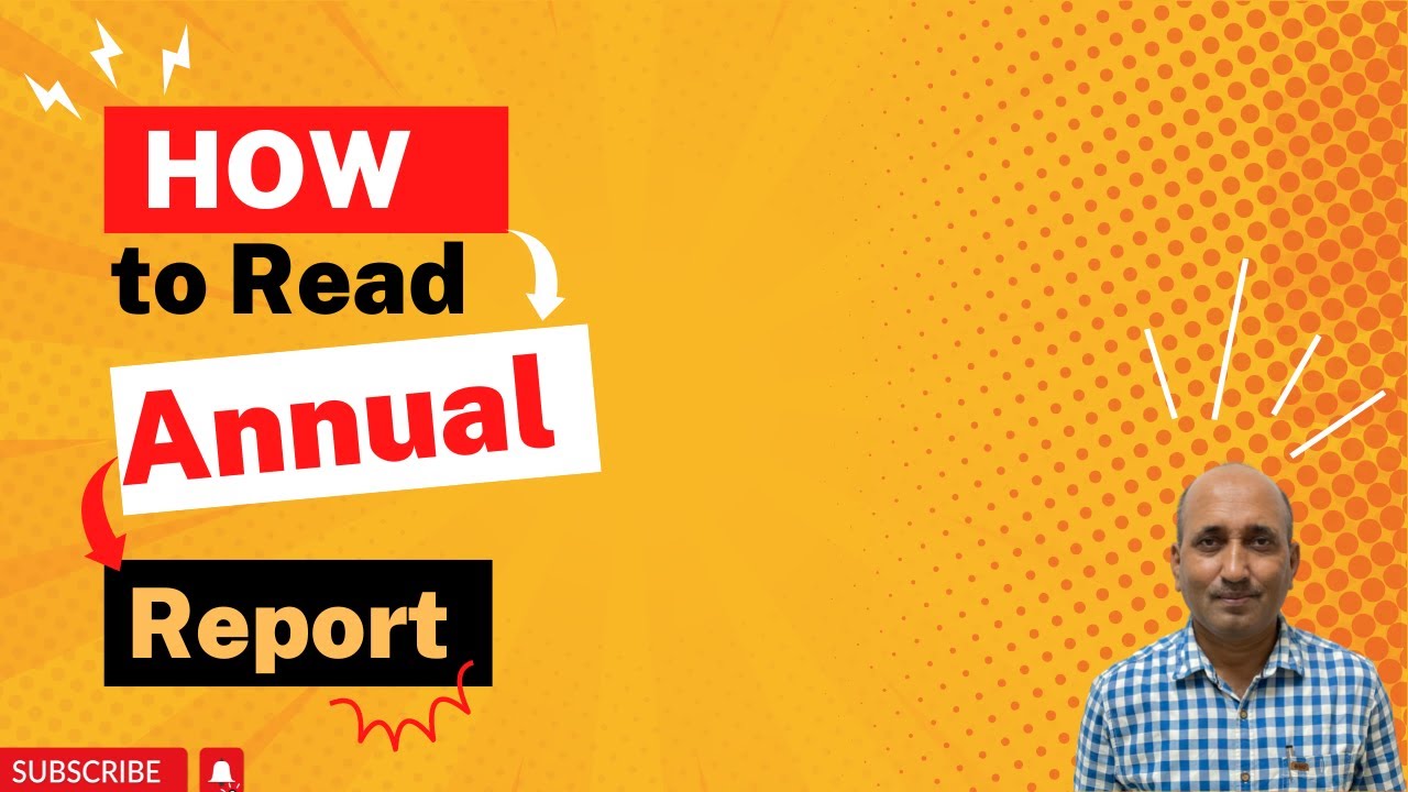 How to Read Annual Report - YouTube
