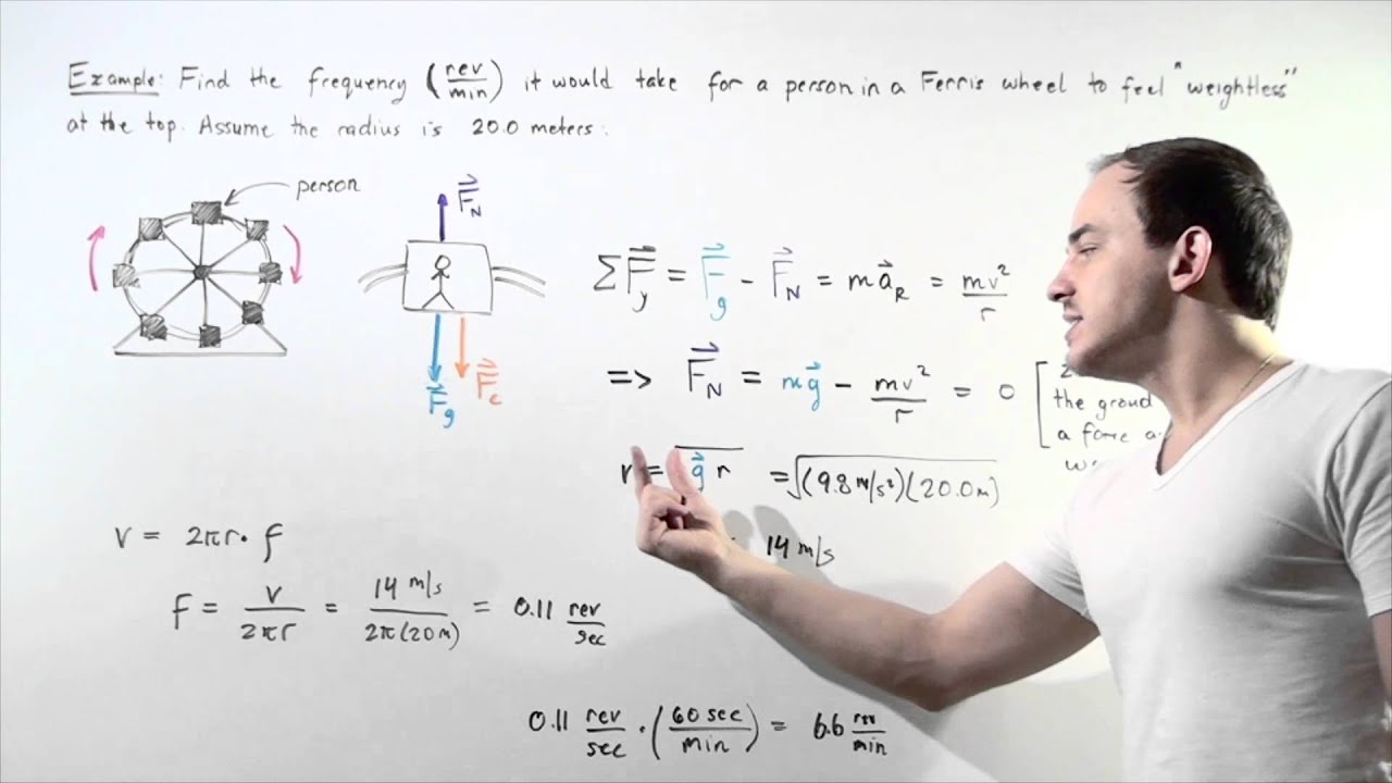 Uniform Circular Motion Example 1 YouTube Uniform Circular Motion Example 1 YouTube