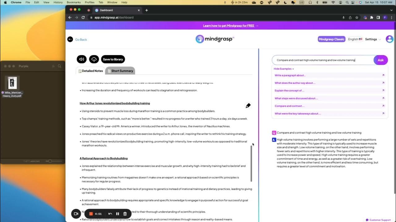 How to generate detailed notes, short summaries, and have your ...