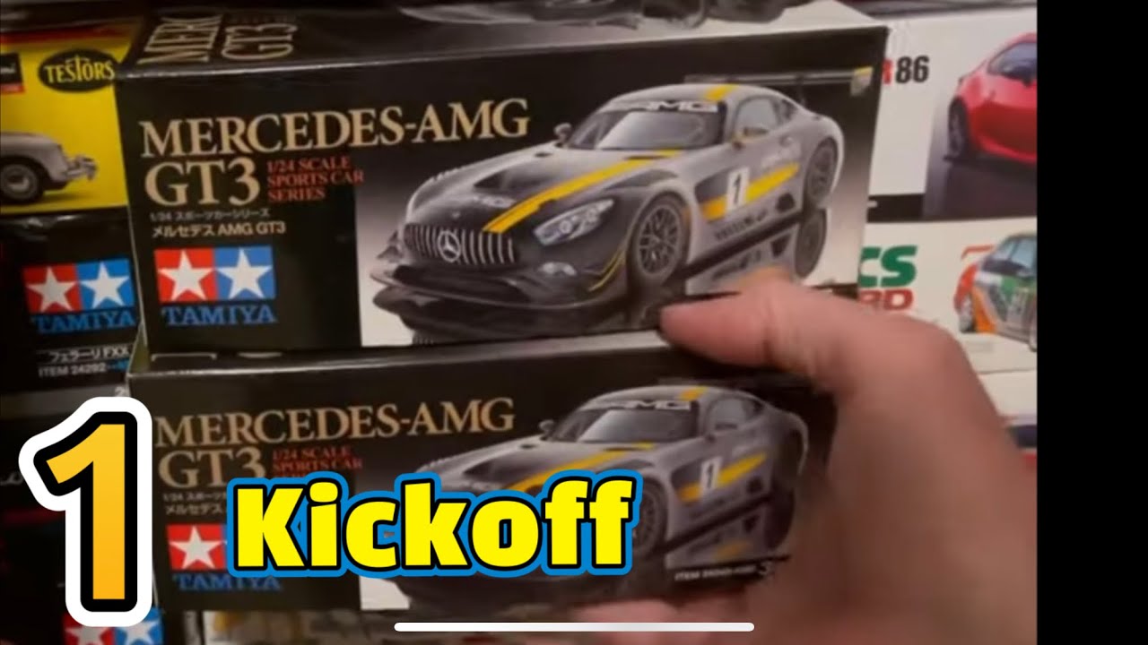 Tamiya Mercedes AMG GT3 Group Build Part 1 - Kickoff - Scale Model Kit ...