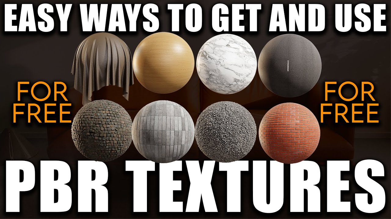GET HIGH QUALITY PBR TEXTURES FOR FREE | Enhance Realism in your 3D ...