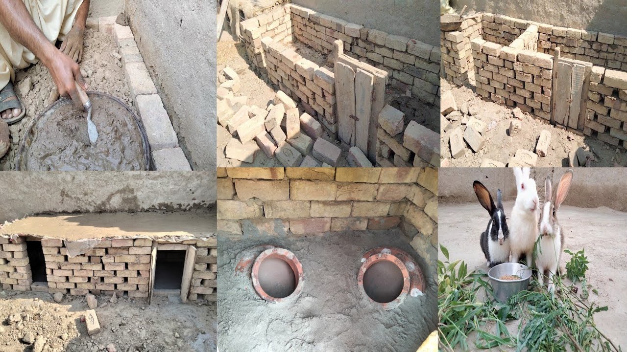 I desperately needed a Rabbit house || That's why he built a house with ...