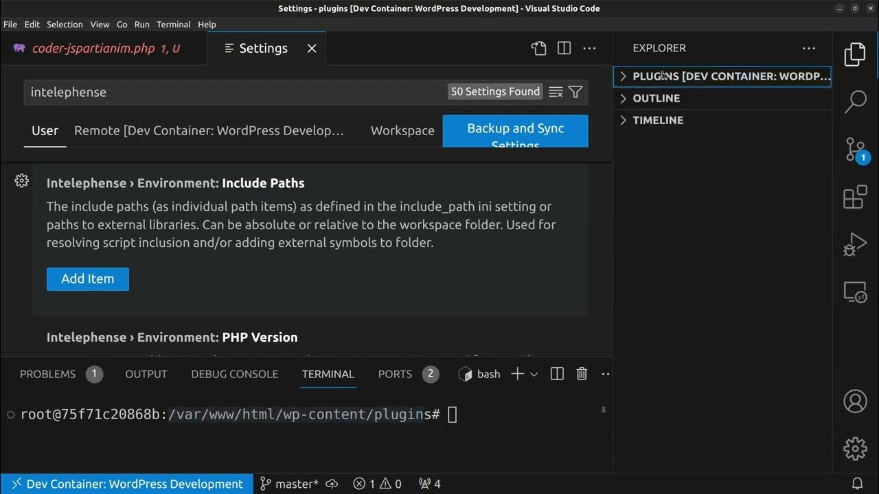 Fixed: Undefined function error in VS Code | WordPress development | 'Intelephense' - YouTube