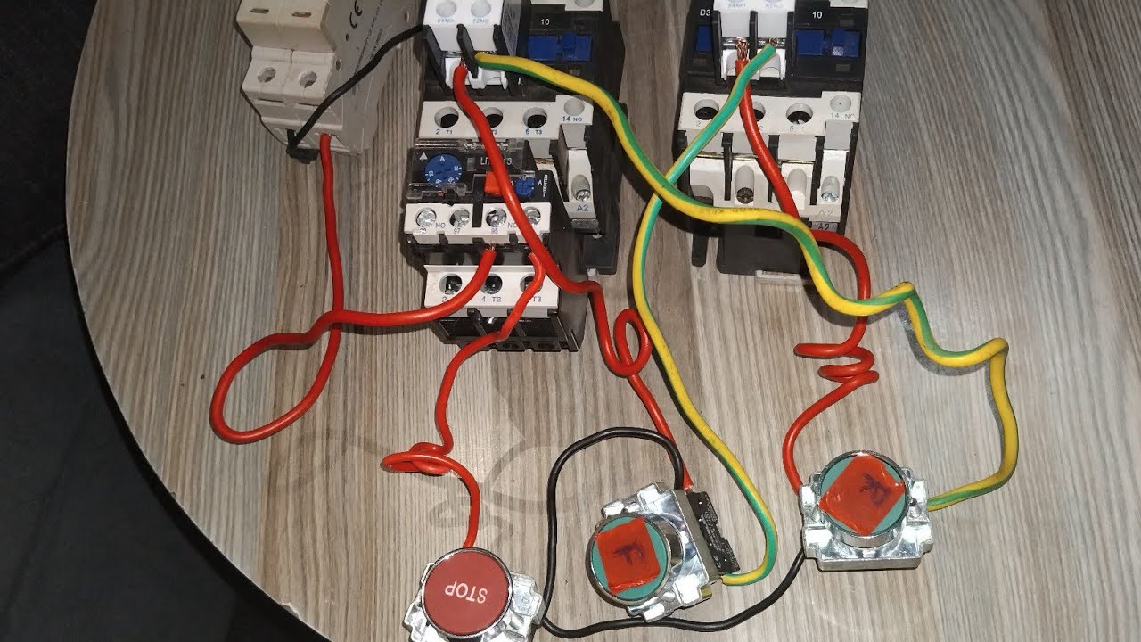 Forward Reverse Starter Connection Control Circuit With Interlocks 6160