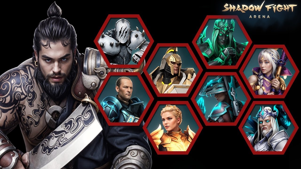 Shadow Fight 4 Arena : Butcher VS All Bosses - All Chapters | SFA ...