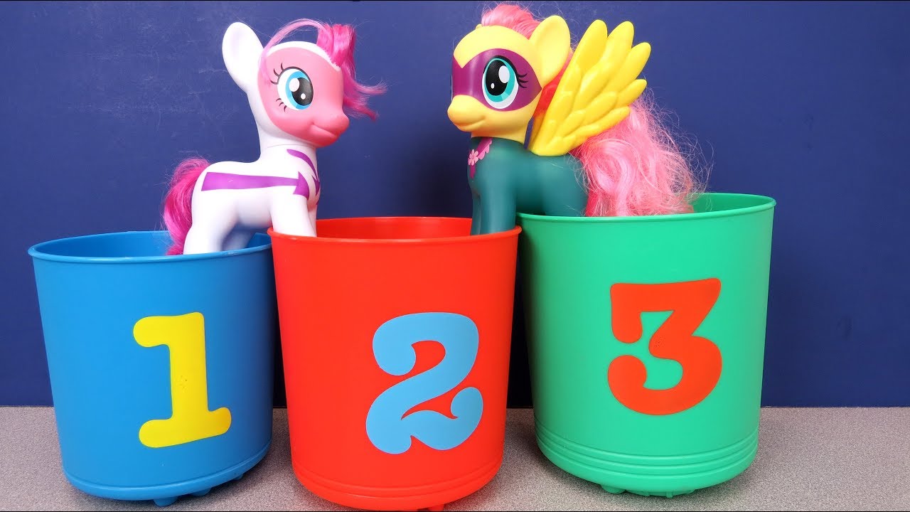 My Little Pony Fun - Learn Sorting Colors and Counting numbers - Cute ...
