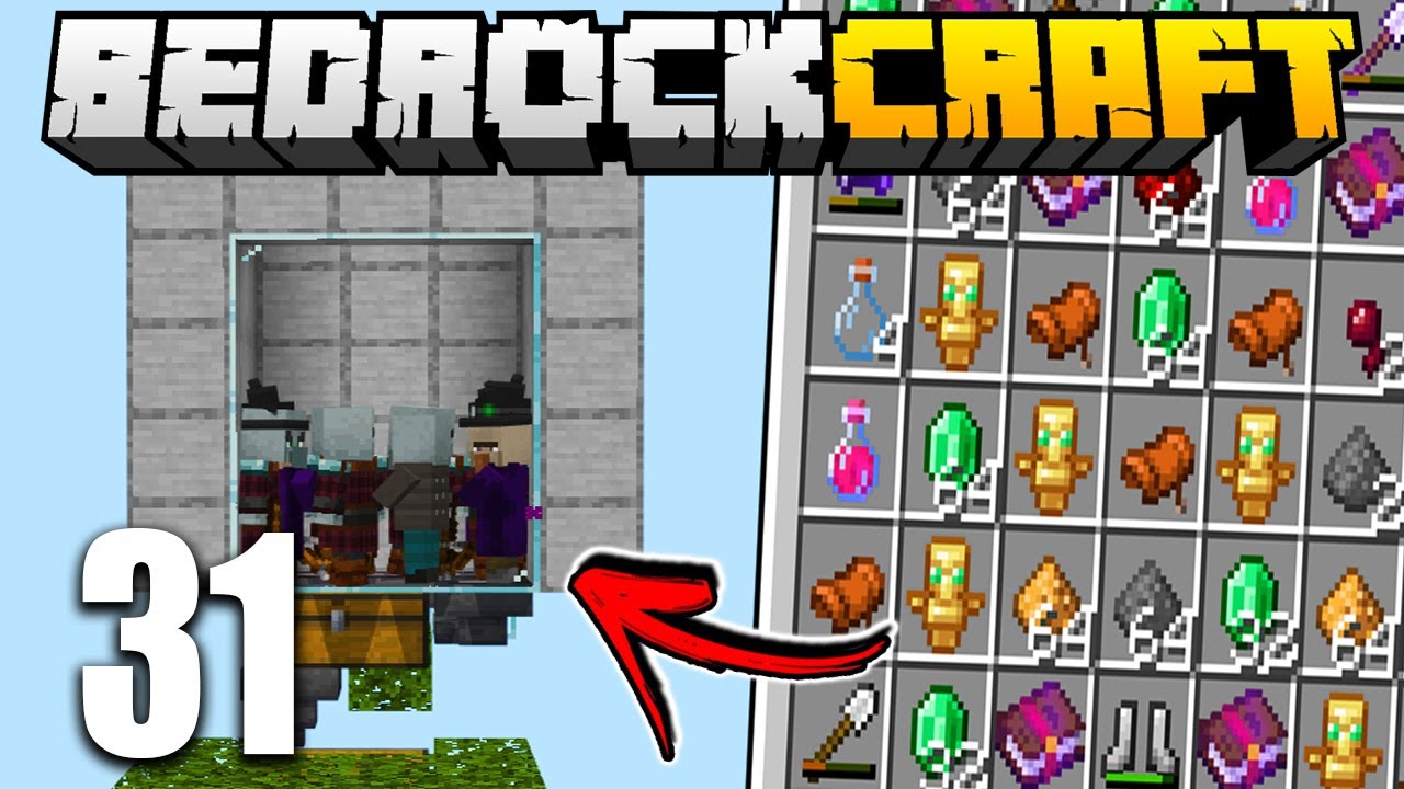 A Farm de Pillager - Bedrock Craft #31 - YouTube