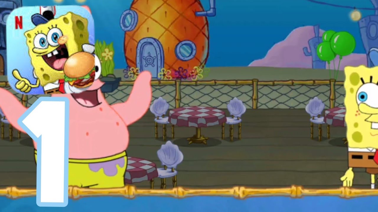 Spongebob: Get Cooking - Gameplay Walkthrough Part 1 - Tutorial (iOS ...