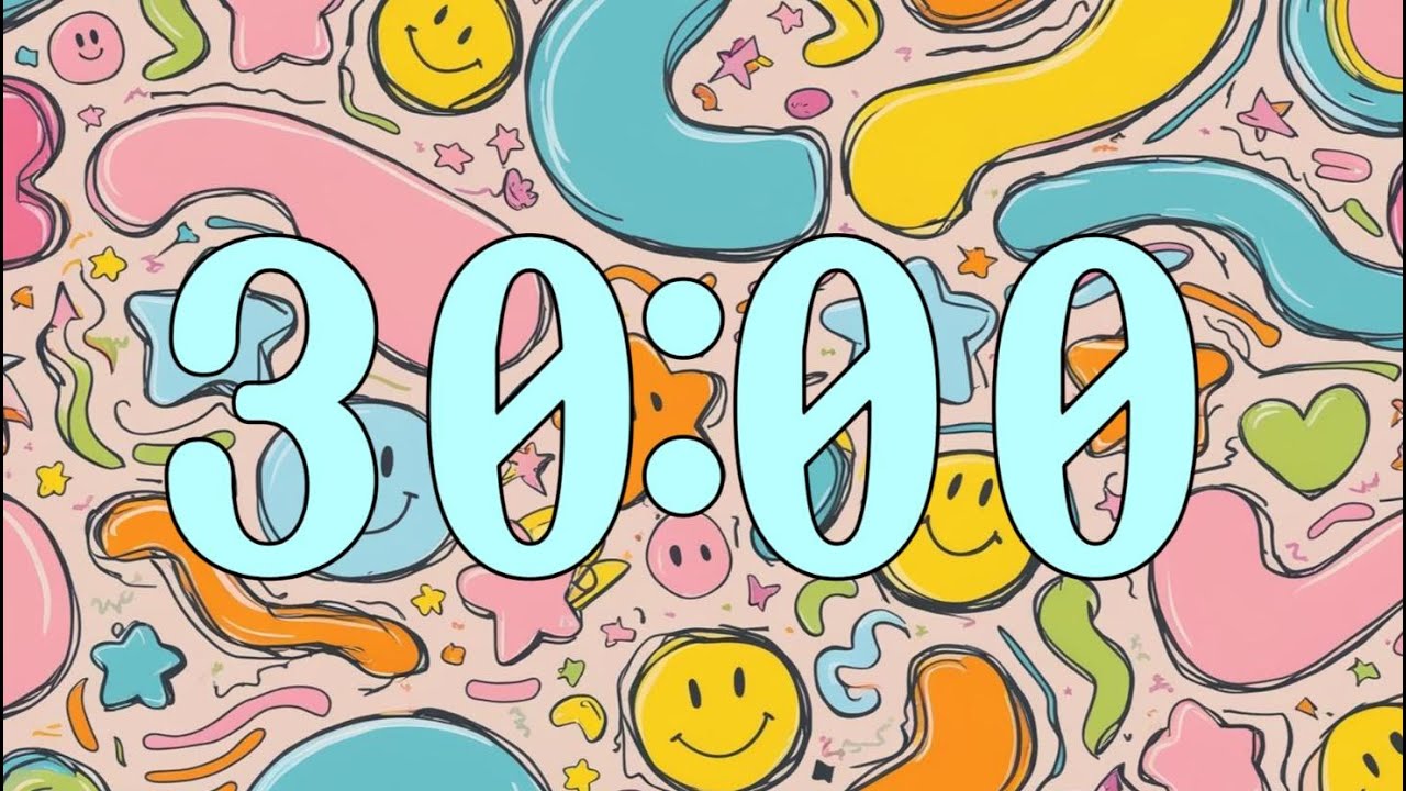 30 Minute Timer With Calming Lo-Fi Music for Classroom - YouTube Music