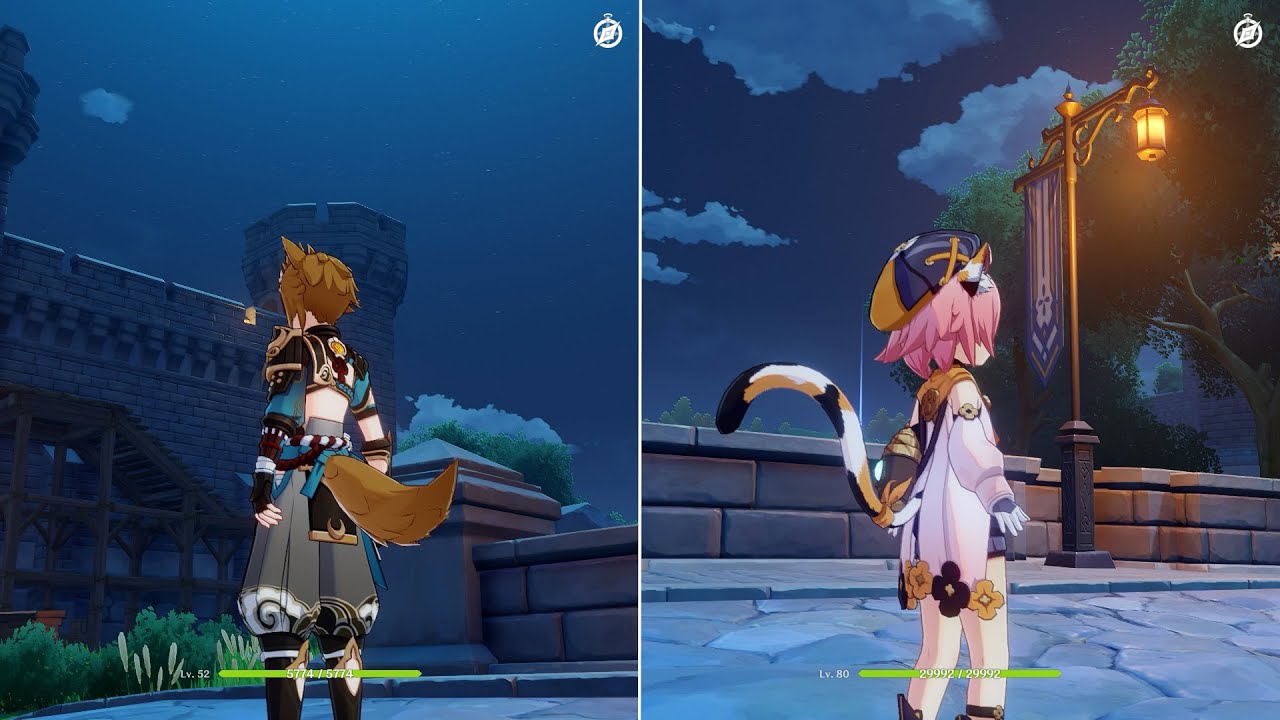 i want to see their tails every day ! | Genshin Impact | Gorou x Diona ...