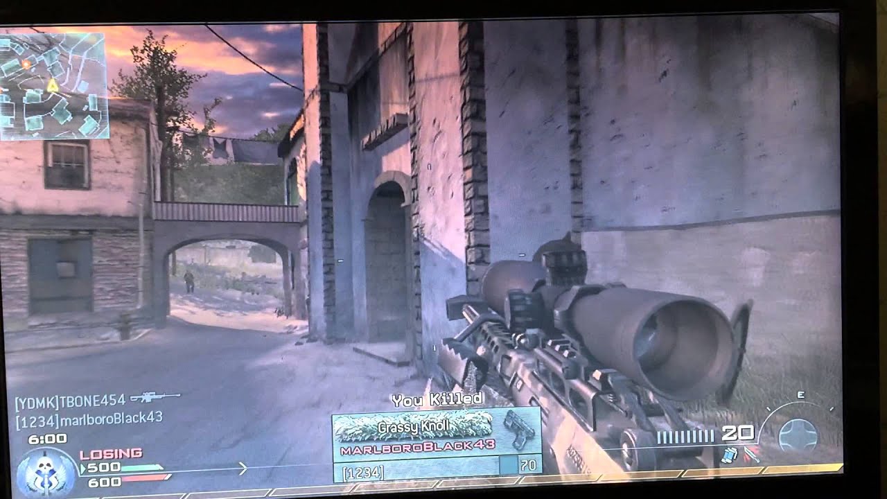 Mw2 quick scope gameplay - YouTube