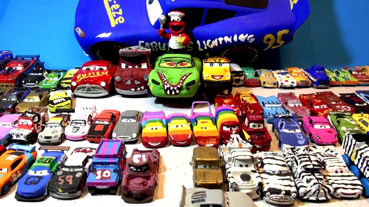 Look at all my Pixar Cars Customs Cars Hand Painted from Pixar Cars ...