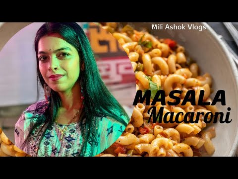(masala mocaroni) easy way to make macaroni in home (- bache khange toh ...