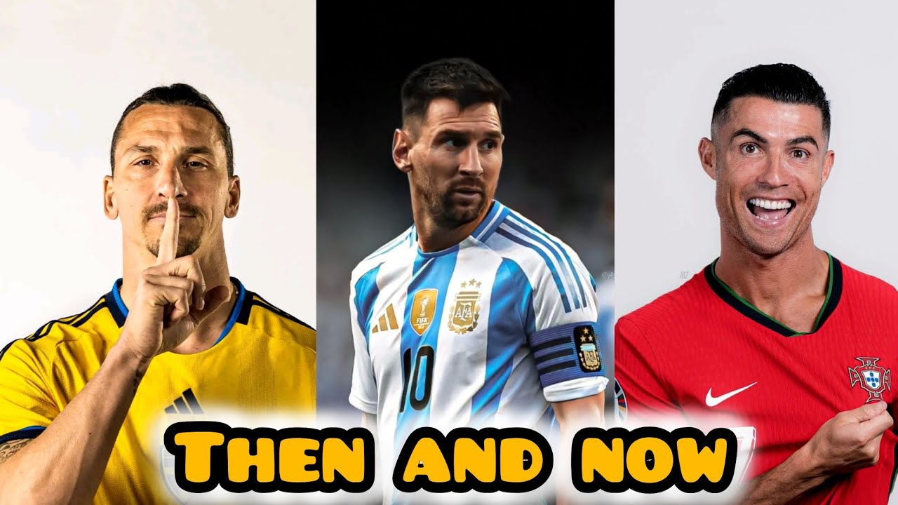 BEST Football Players - THEN AND NOW - YouTube