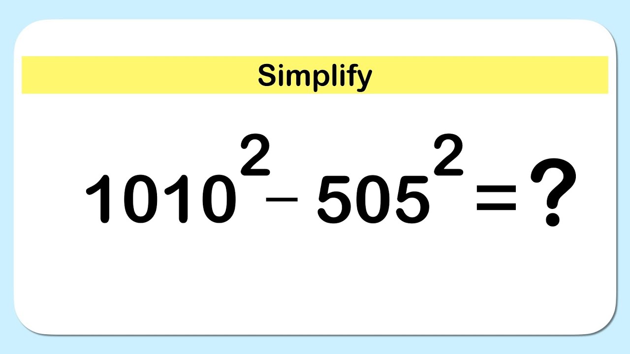 Simple Simplification Problem - YouTube Simple Simplification Problem - YouTube