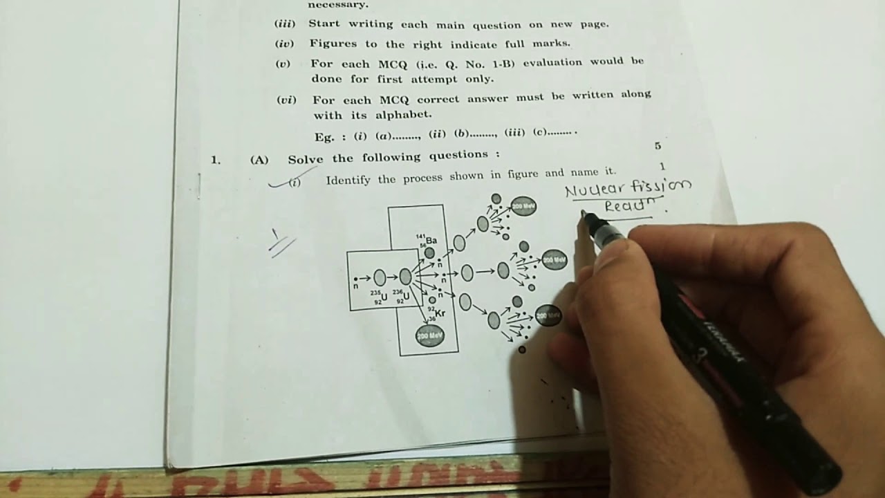 10 ssc board Maharashtra state 2019 SCIENCE 2 paper solution - YouTube