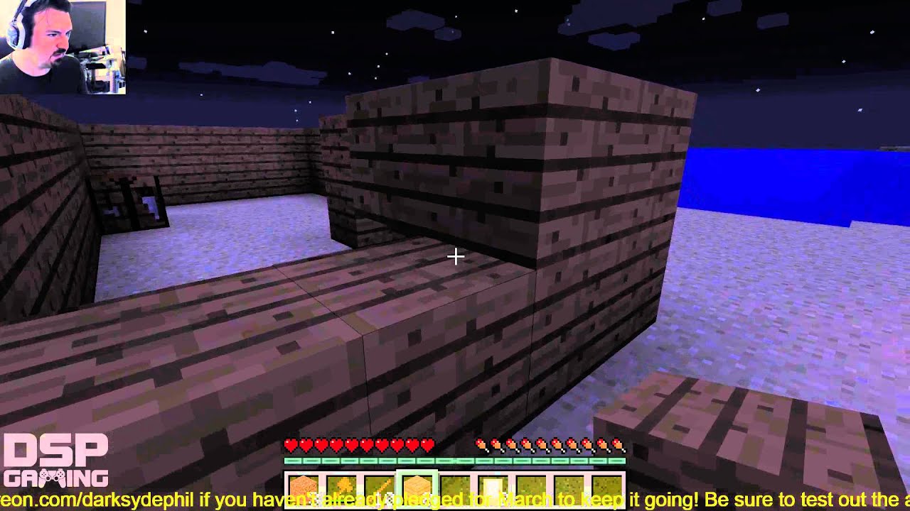 Minecraft 1st Run EVER pt3 - The Basics of Crafting - YouTube