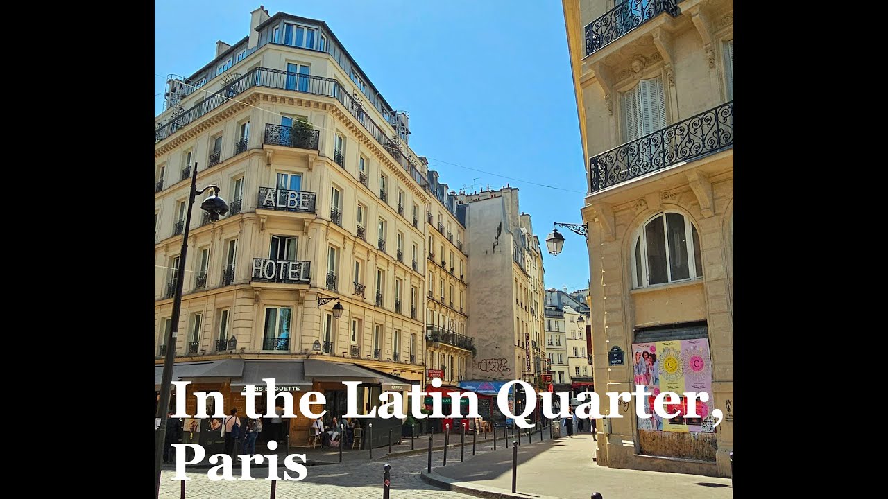 Paris: a Stroll in the Latin Quarter - YouTube