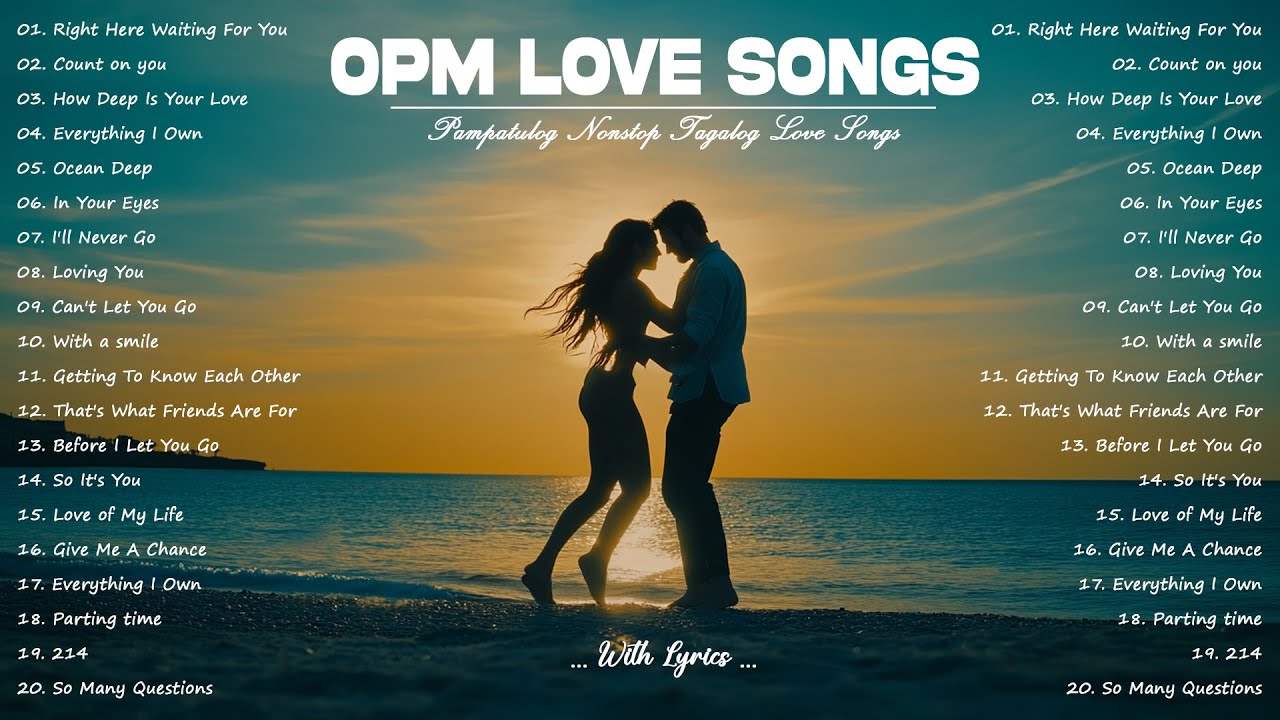TIMELESS OPM HITS MEDLEY 80s 90s (Lyrics) ️ NON- STOP Opm Love Songs ...