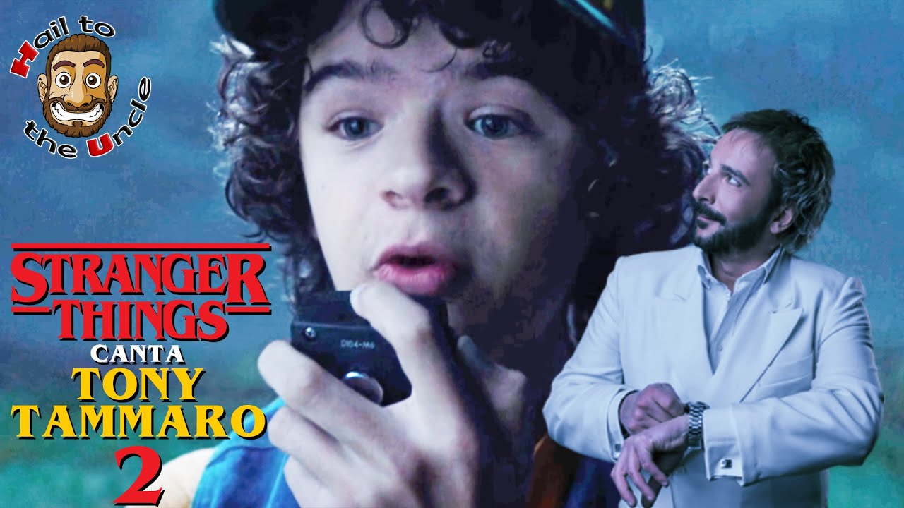 STRANGER THINGS canta TONY TAMMARO 2 - DUSTIN CANTA 'O TRERROTE - YouTube