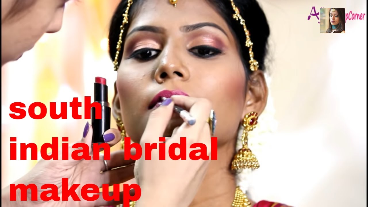 SOUTH INDIAN BRIDAL MAKEUP | MUHURTHAM LOOK FOR INDIAN SKINTONE | TAMIL ...