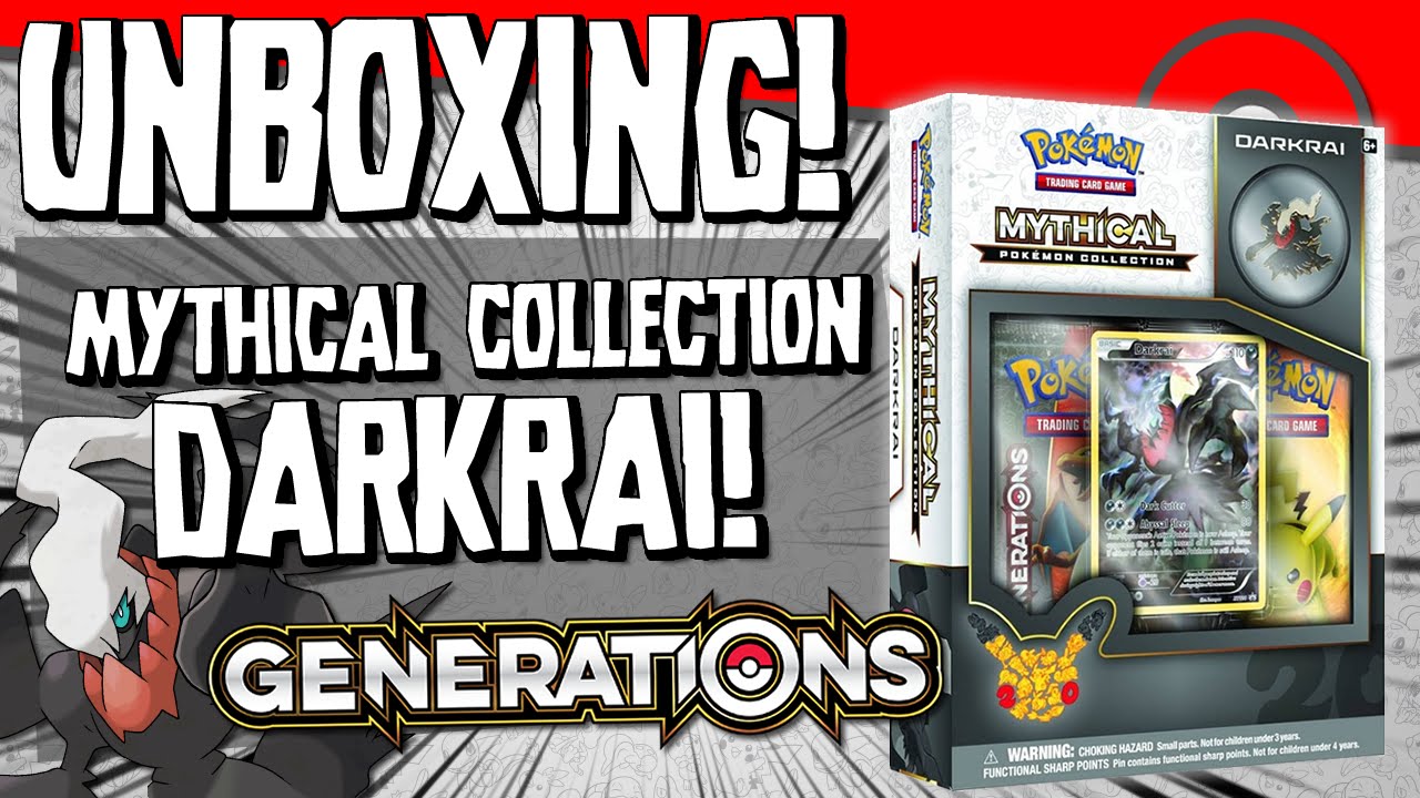 Pokémon TCG - Unboxing Mythical Collection Darkrai Box! #Pokemon20 ...
