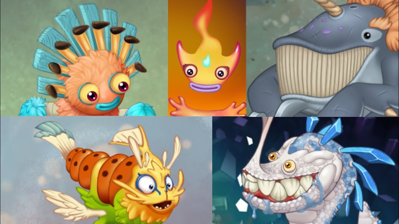 Fire Expansion (All Monster Sounds and Animations) - YouTube
