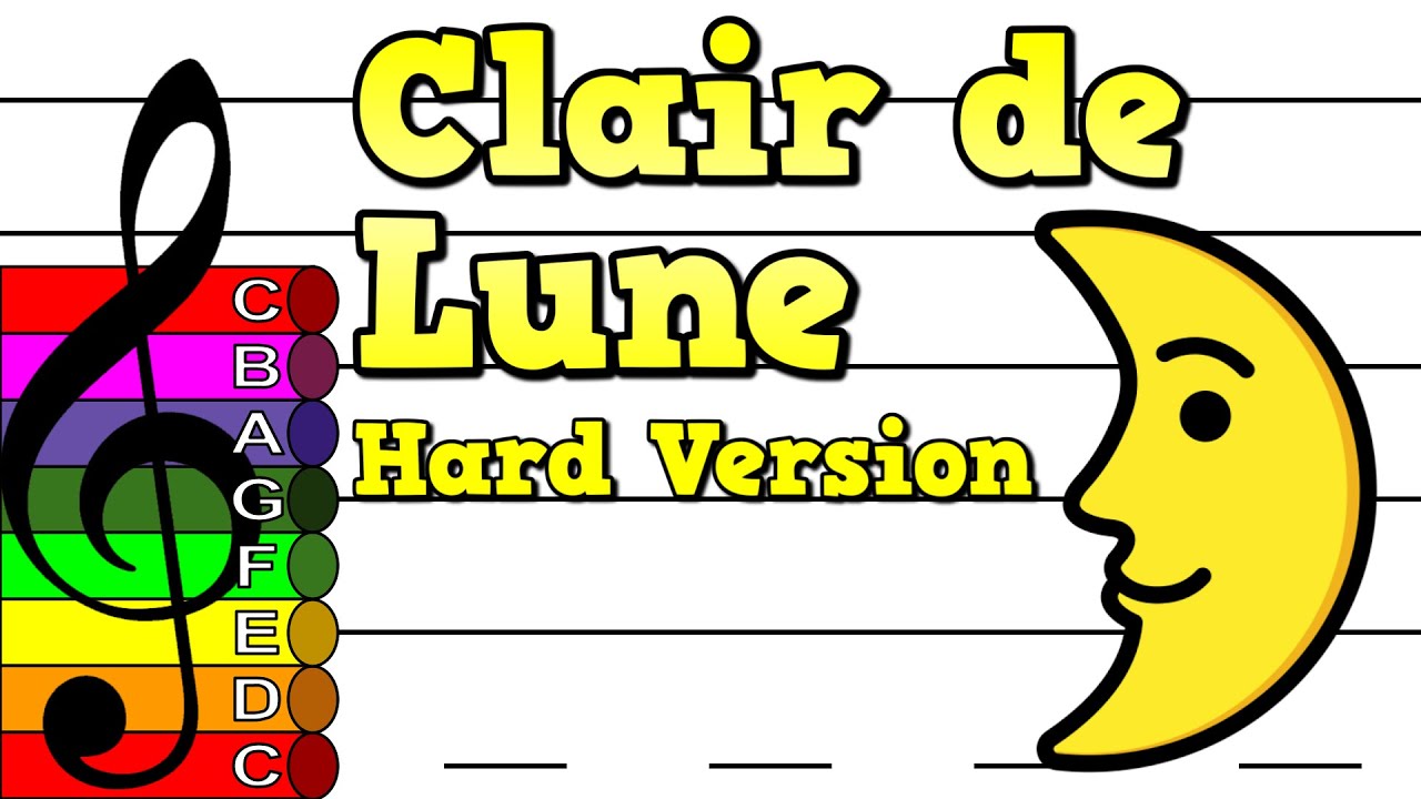 Clair de Lune (Hard Version) [Debussy] - Treble Clef Boomwhacker Play ...