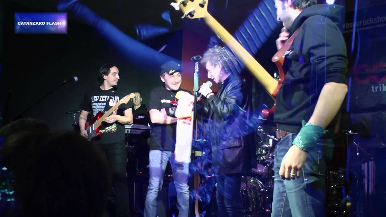 CLAUDIO GOLINELLI e VASCO ROCK SHOW allo ZOOM di MARCELLINARA ...